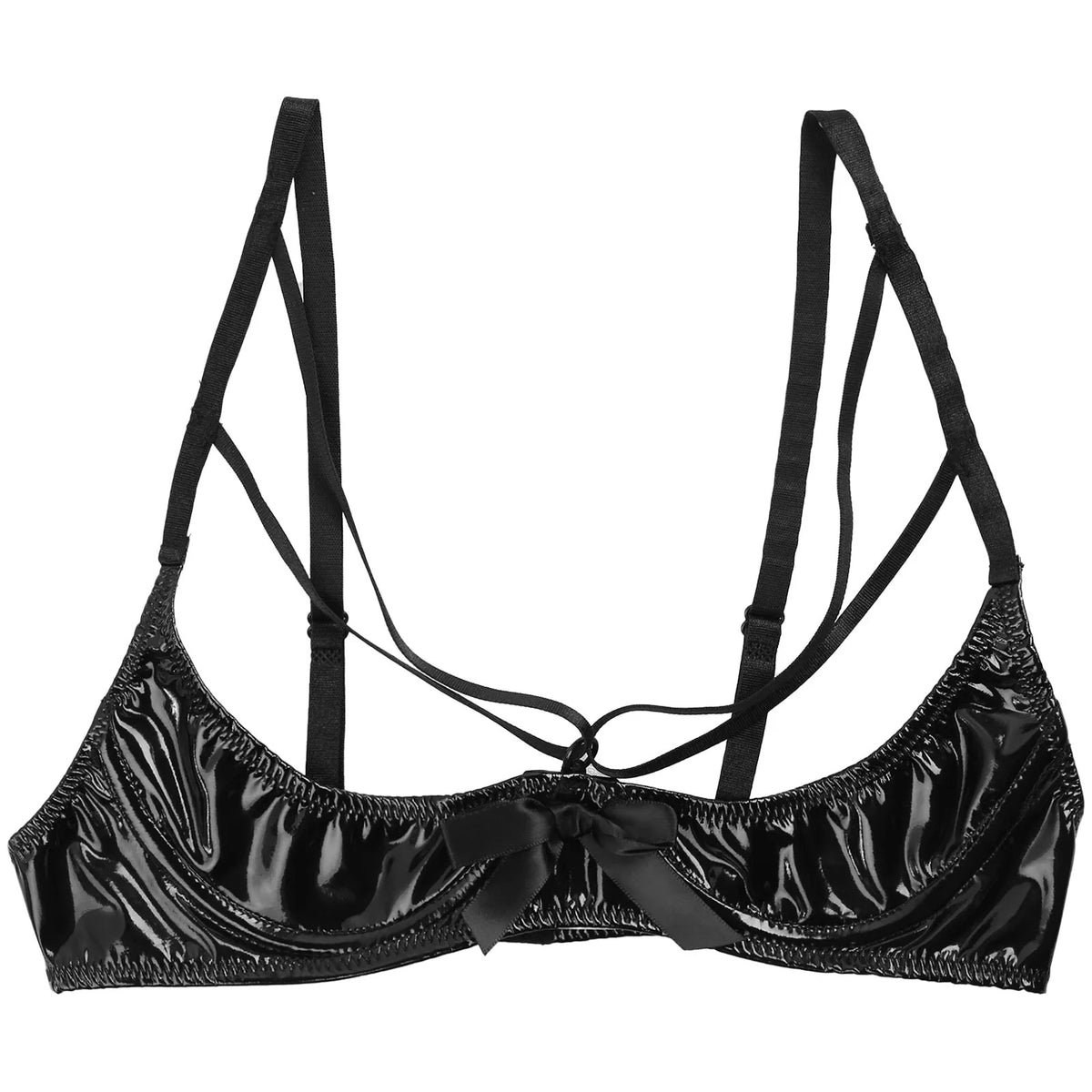 Bowknot Open Cup Bra – Gothic Tot